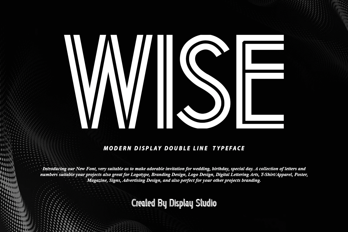 WISE Font | DisplayStudio_ | FontSpace