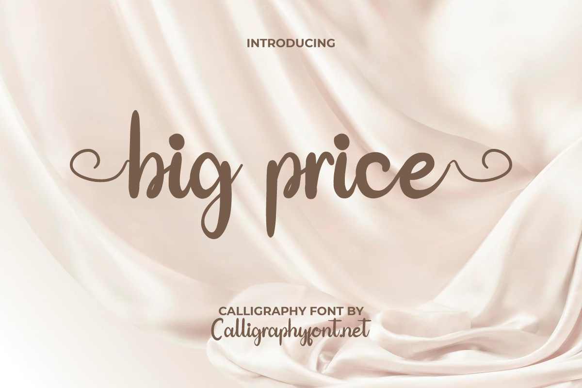 Big Price Font - Free Download