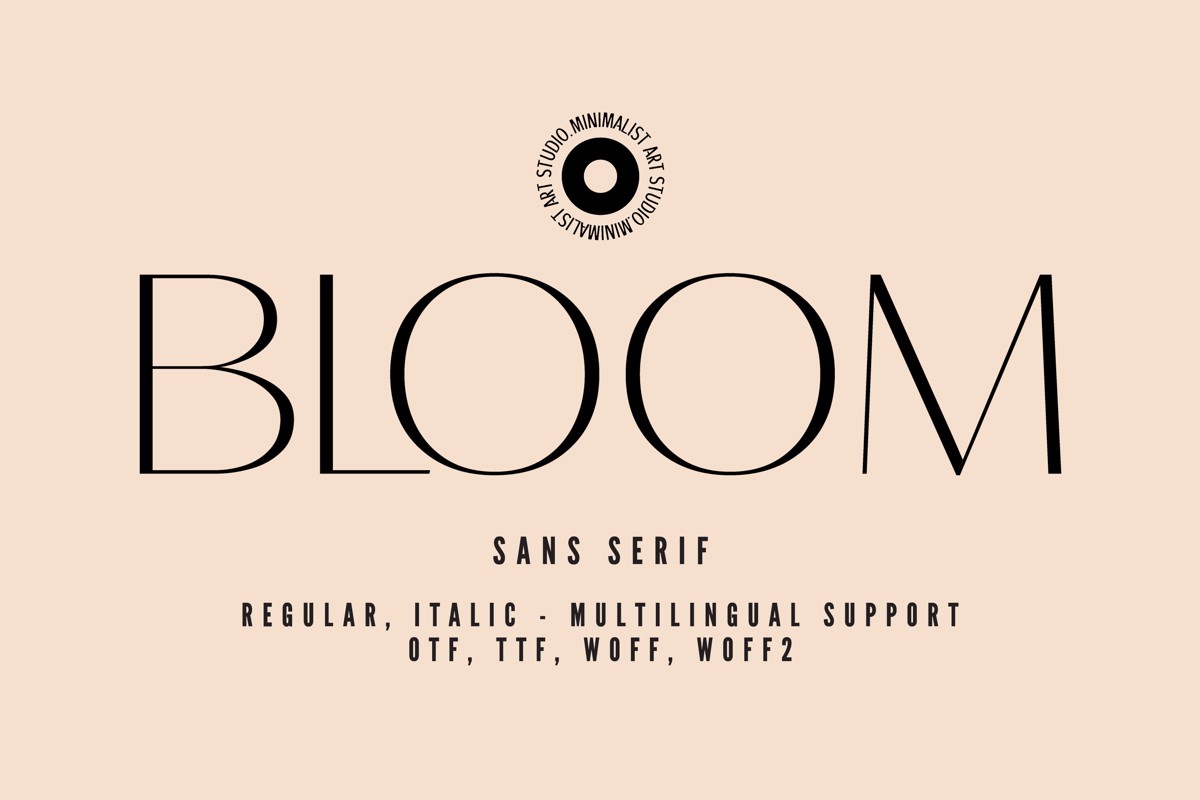 Bloom Font - Free Download
