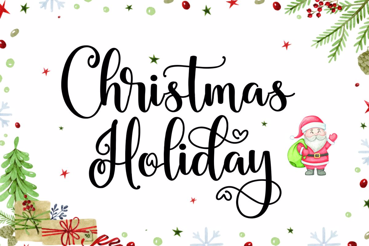 Christmas Holiday Font - Free Download
