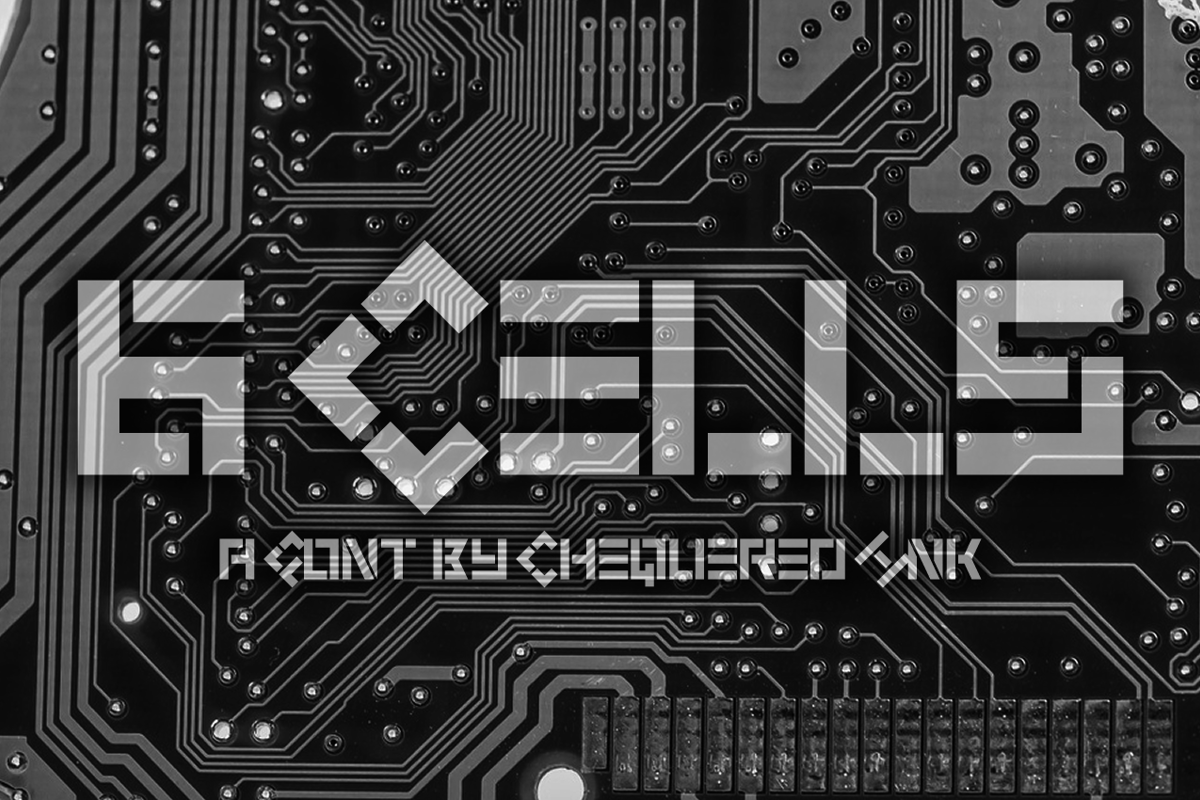 6 Cells Font | Chequered Ink | FontSpace