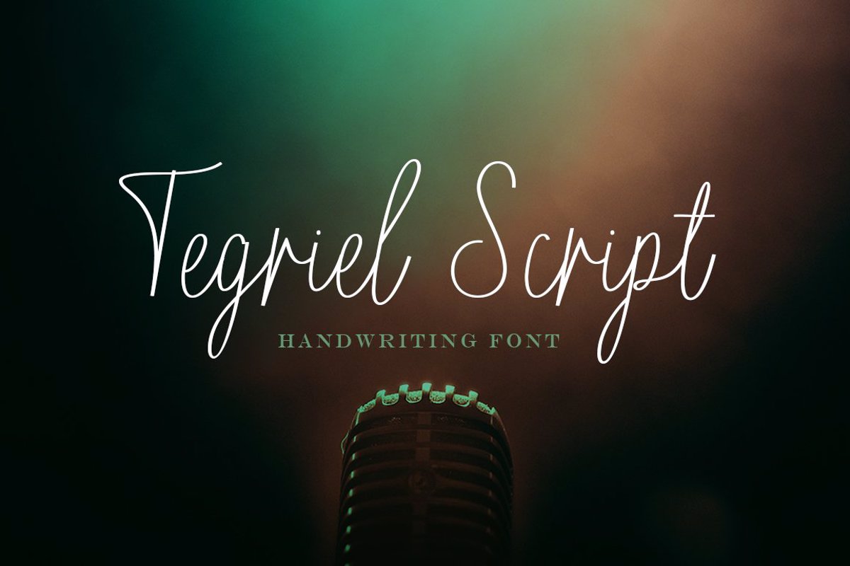 Tegriel Script Font | Solidtype | FontSpace