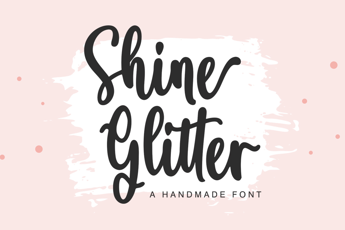Shine Glitter Font - Free Download