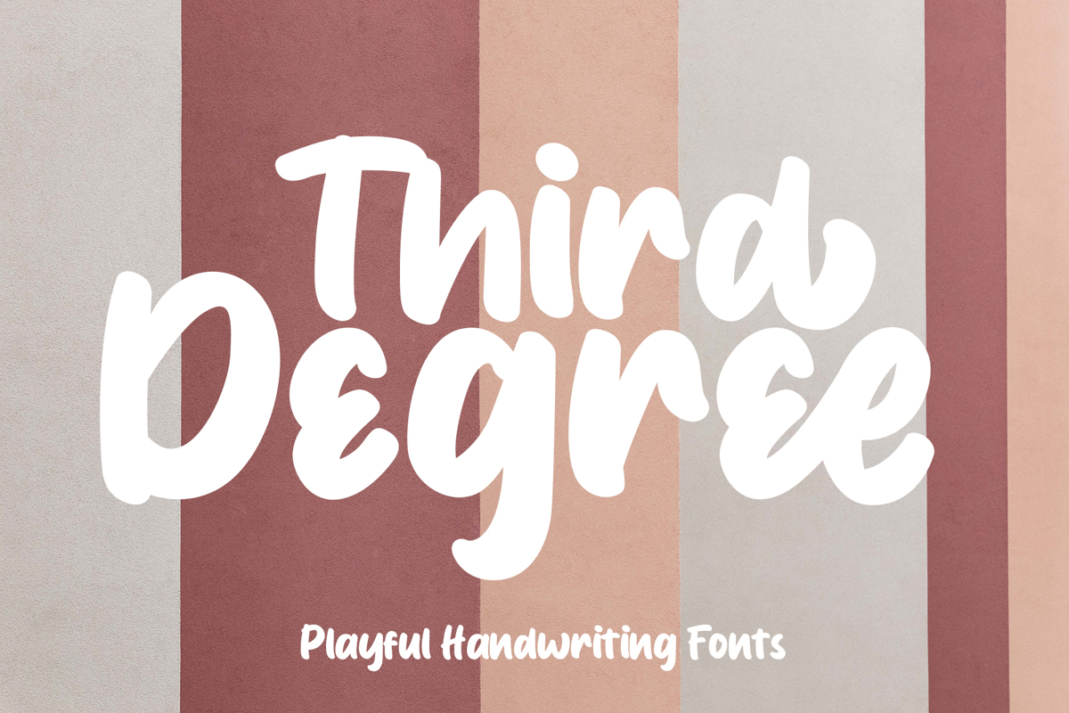 Third Degree Font | Stefie justprince | FontSpace