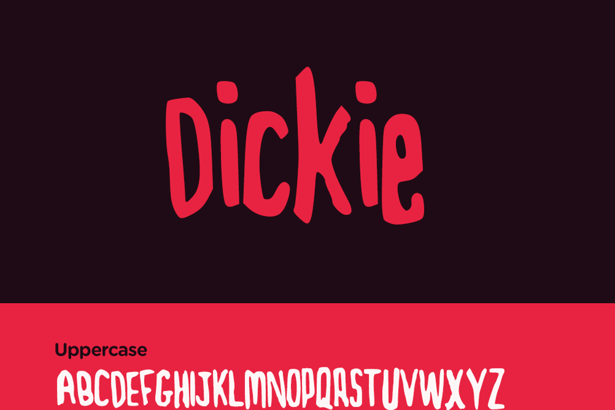 Dickie Font | NoVolume | FontSpace