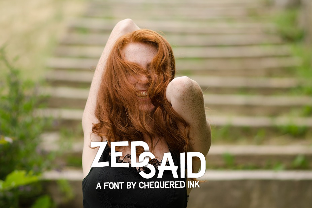 Zed Said Font | Chequered Ink | FontSpace