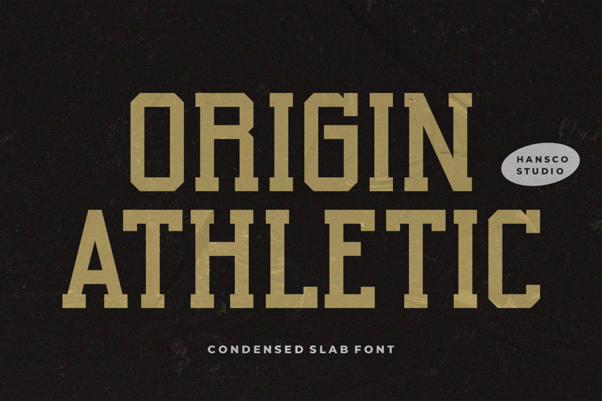 Origin Athletic Font - Free Download