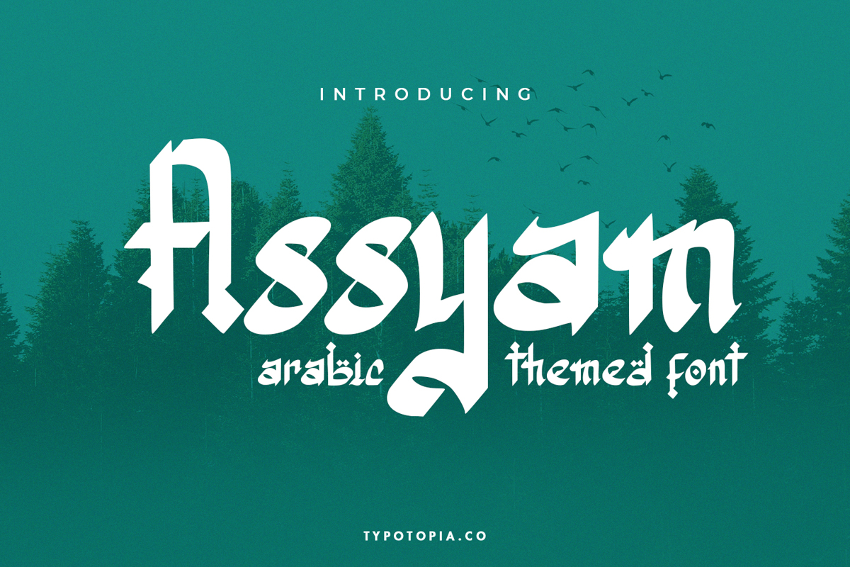 Assyam Font | typotopia | FontSpace