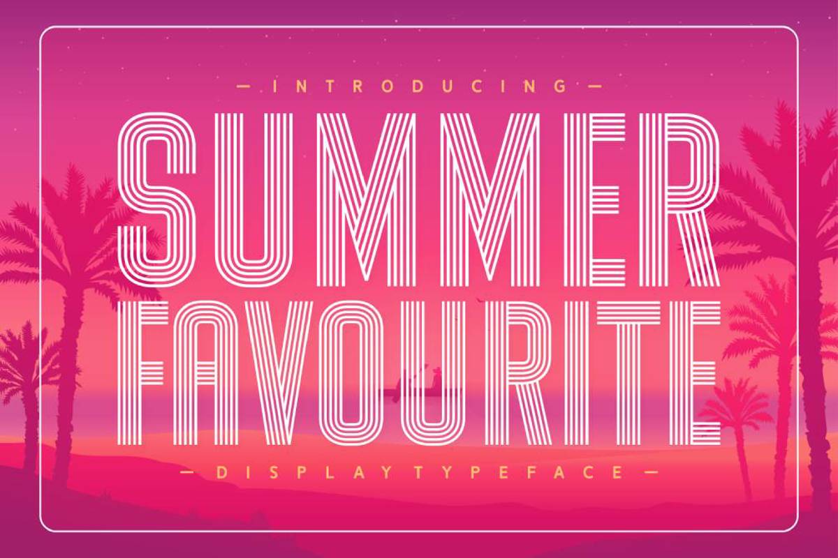 Summer Favourite Font - Free Download