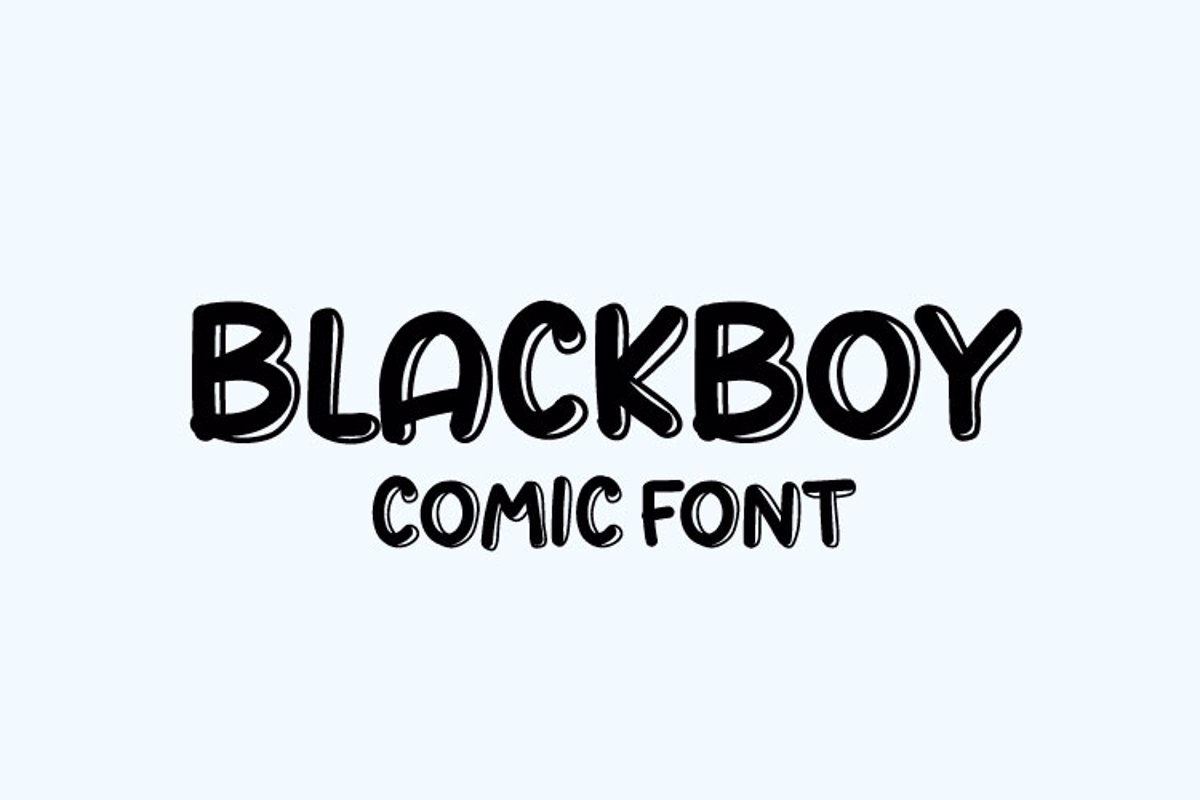 BLACKBOY Font | pustudionet | FontSpace