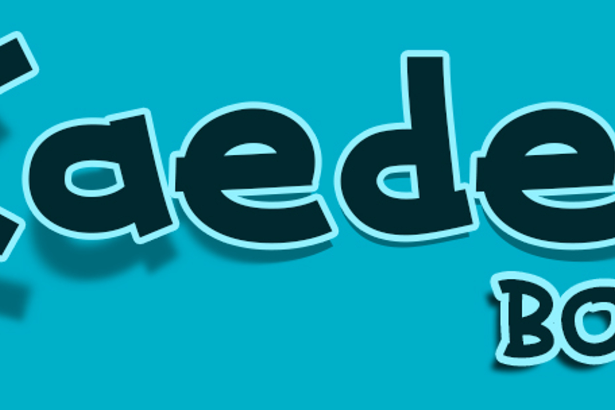 Kaeden Font | VVB DESIGNS | FontSpace