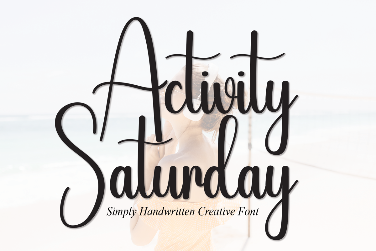 Activity Saturday Font | scratchones_creative | FontSpace