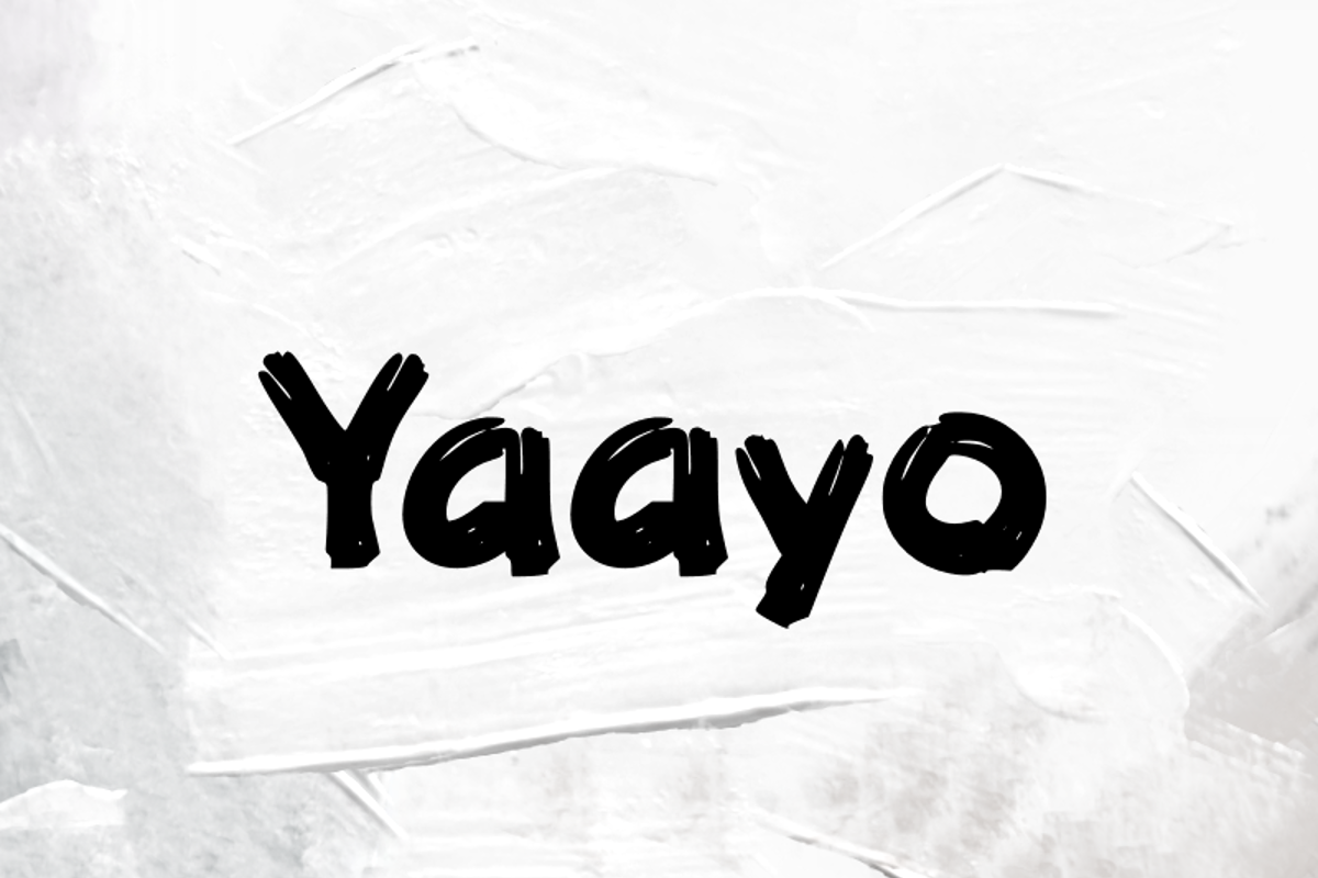 Y Yaayo Font - Free Download