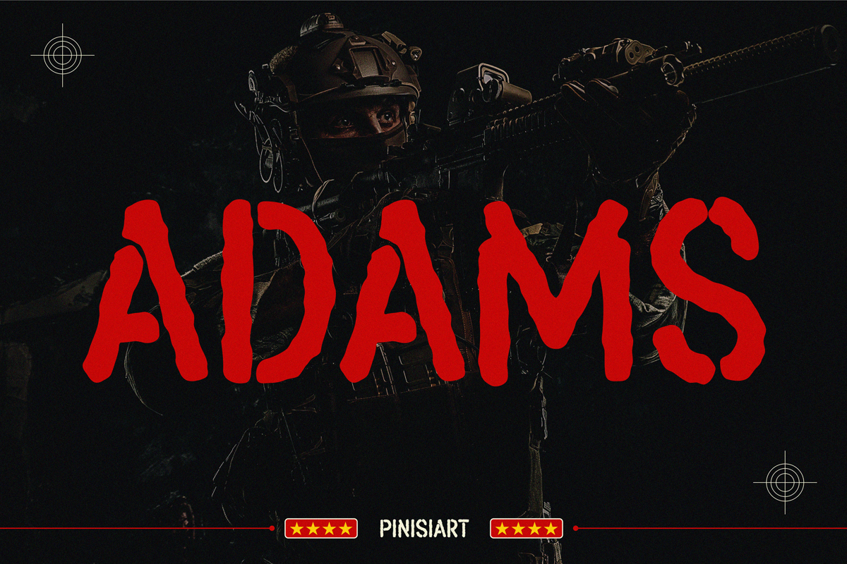 ADAMS Font | Pinisiart | FontSpace