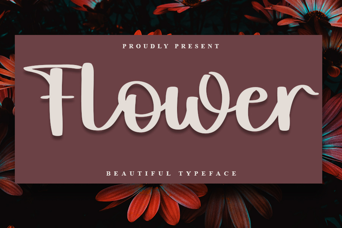 Flower Font | FreshTypeINK | FontSpace