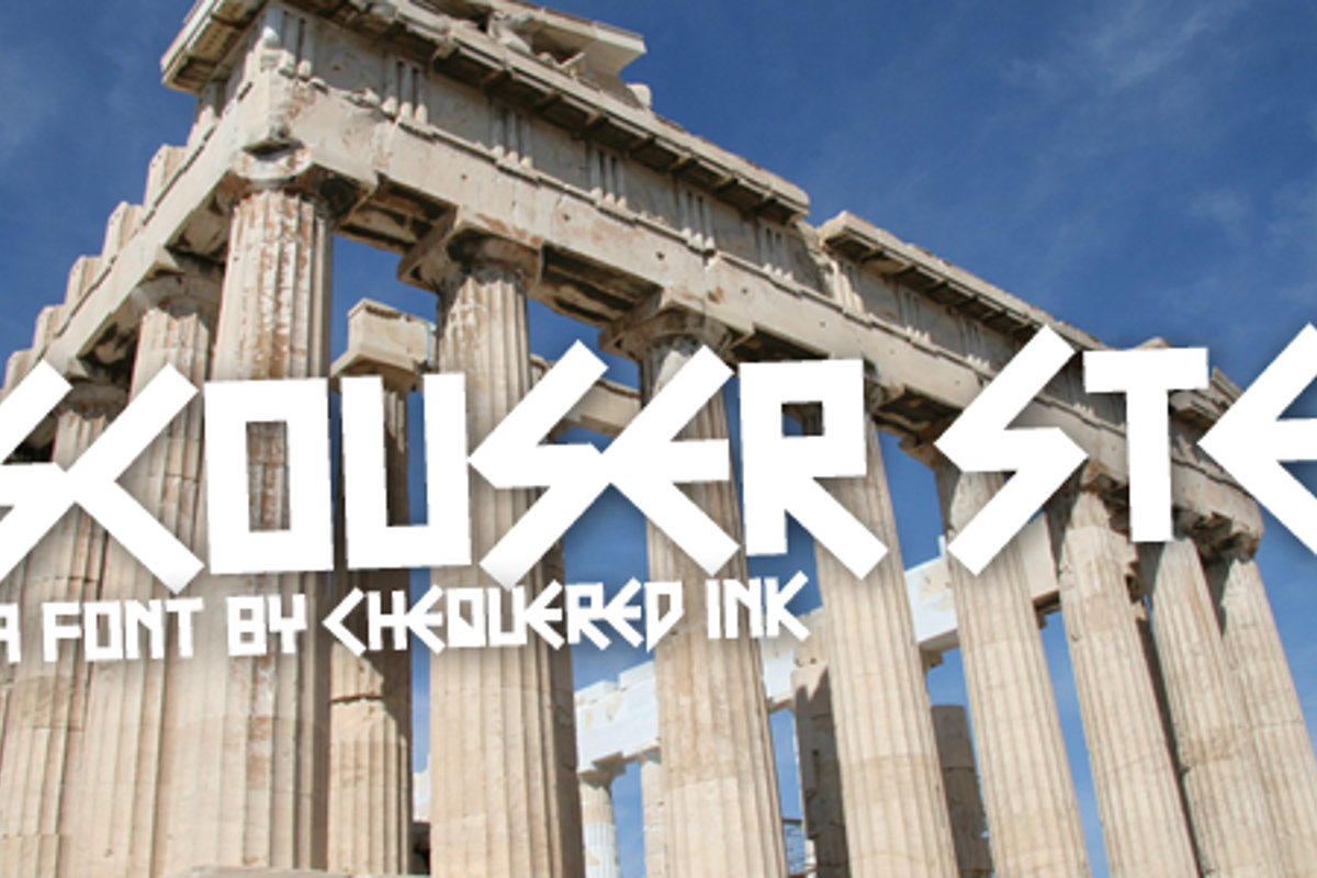Scouser Ste Font | Chequered Ink | FontSpace