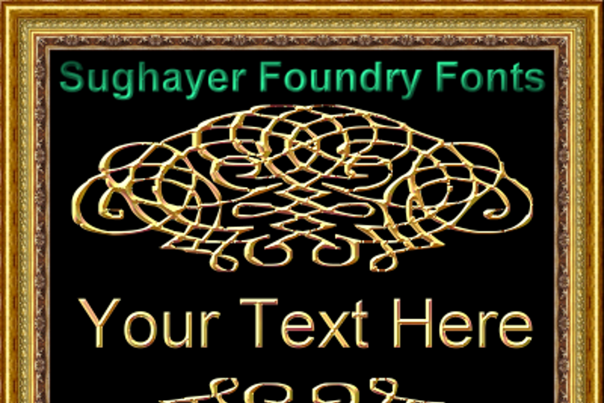 Vintage Elements_013 Font | Sughayer Foundry | FontSpace