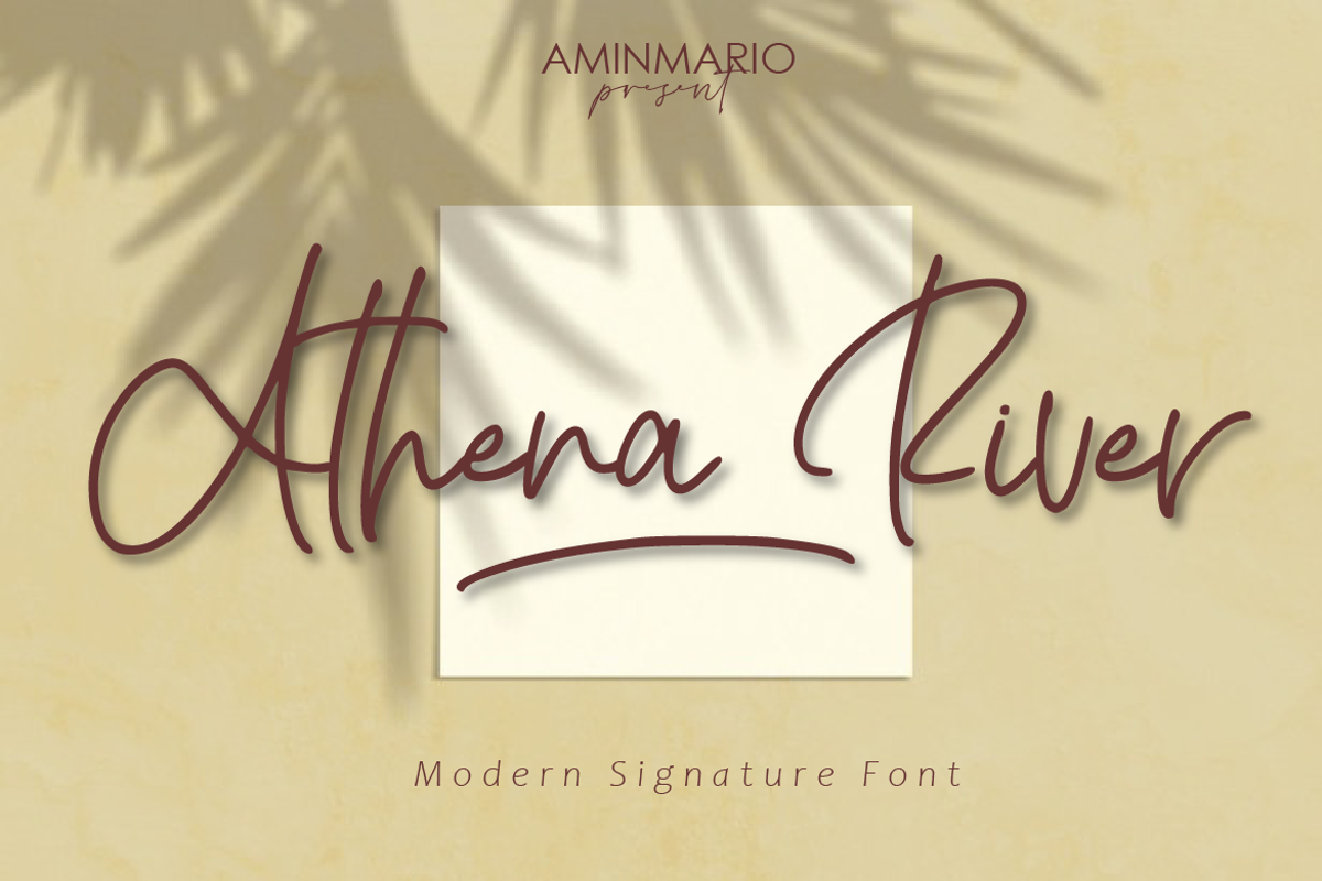 Athena River Font - Free Download