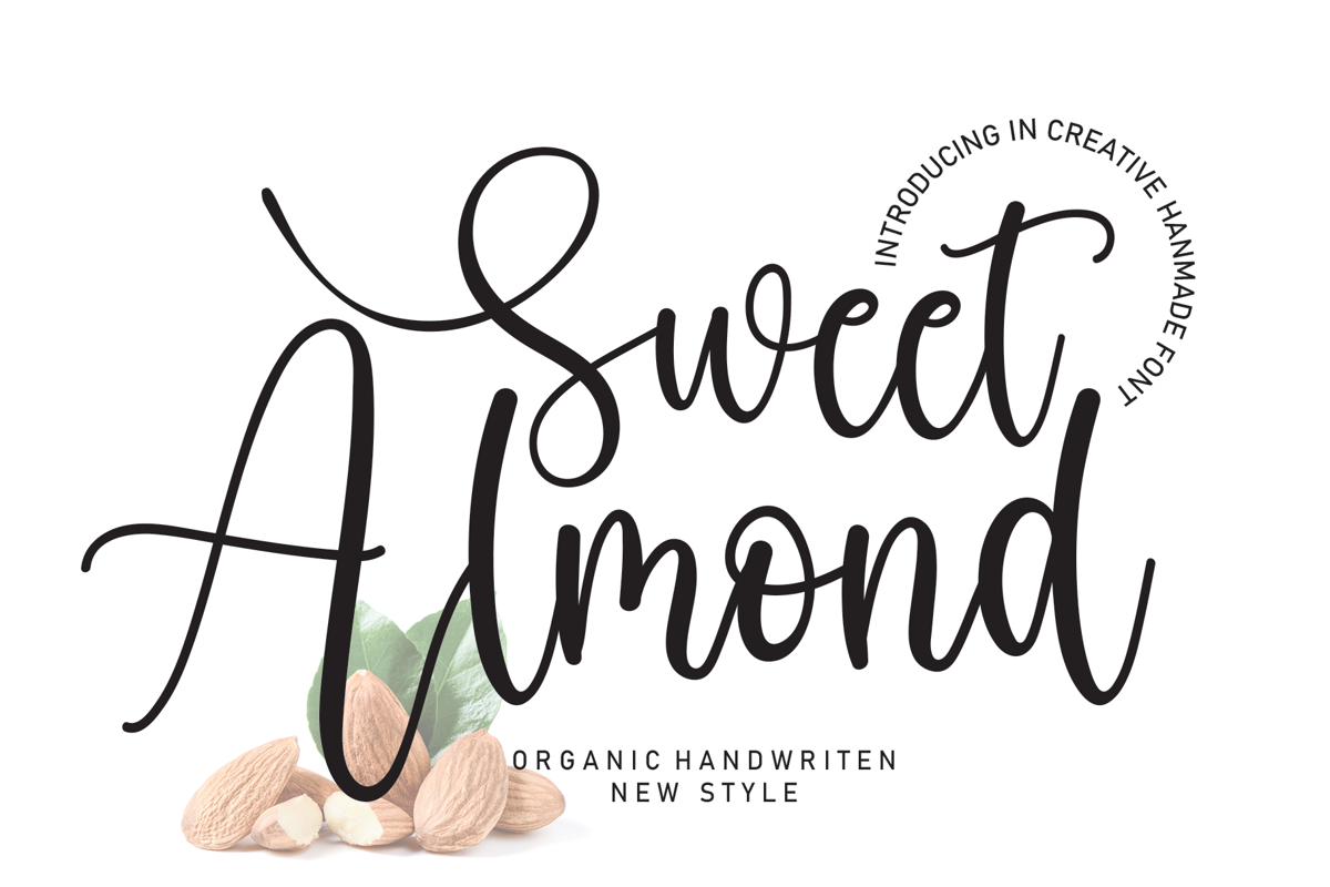 Sweet Almond Font | scratchones_creative | FontSpace