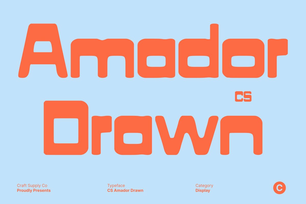 CS Amador Drawn Font - Free Download