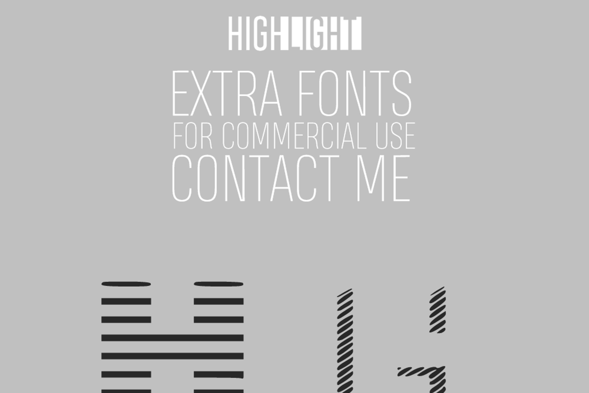 Highlight Font - Free Download