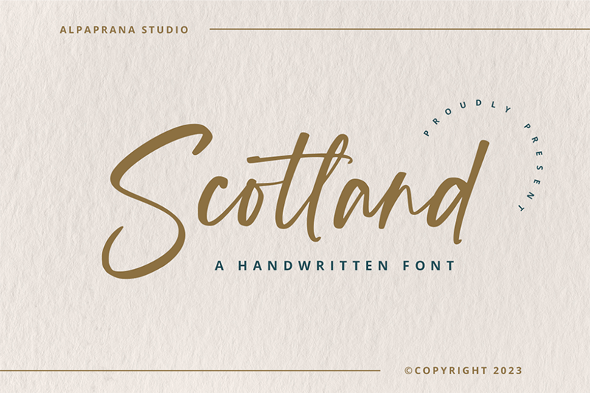 Scotland Font | Alpaprana | FontSpace