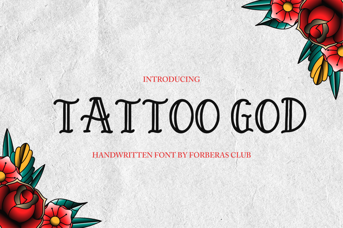 Tattoo god Font - Free Download