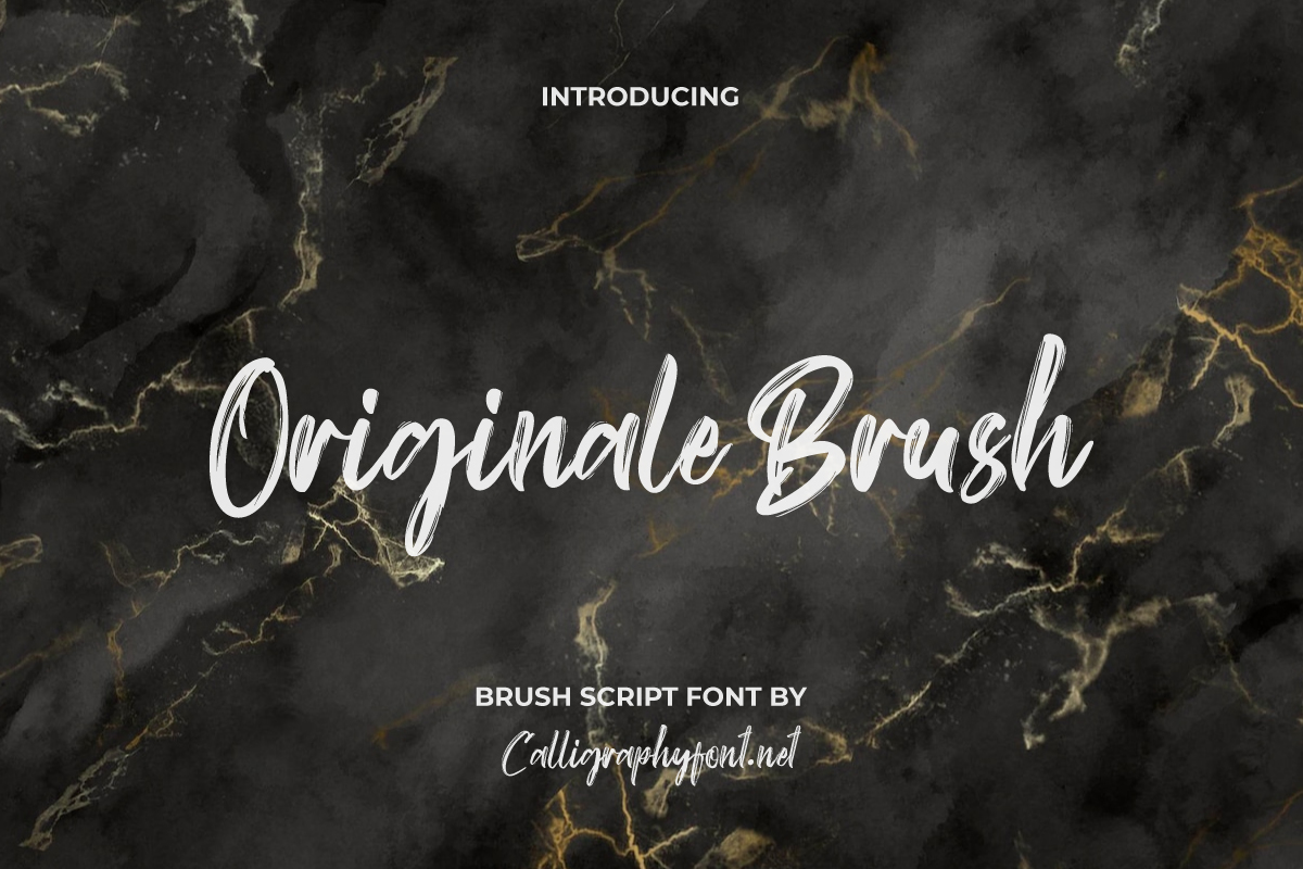 Originale Brush Font - Free Download