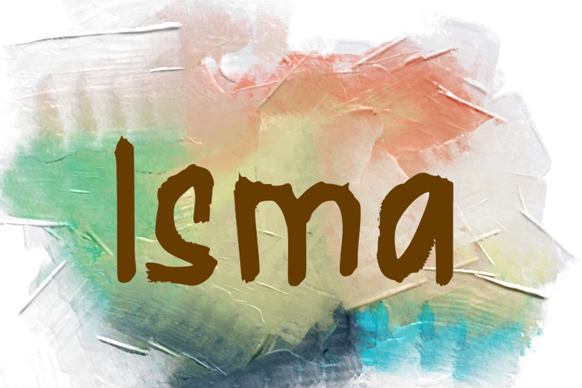 I Isma Font | wepfont | FontSpace