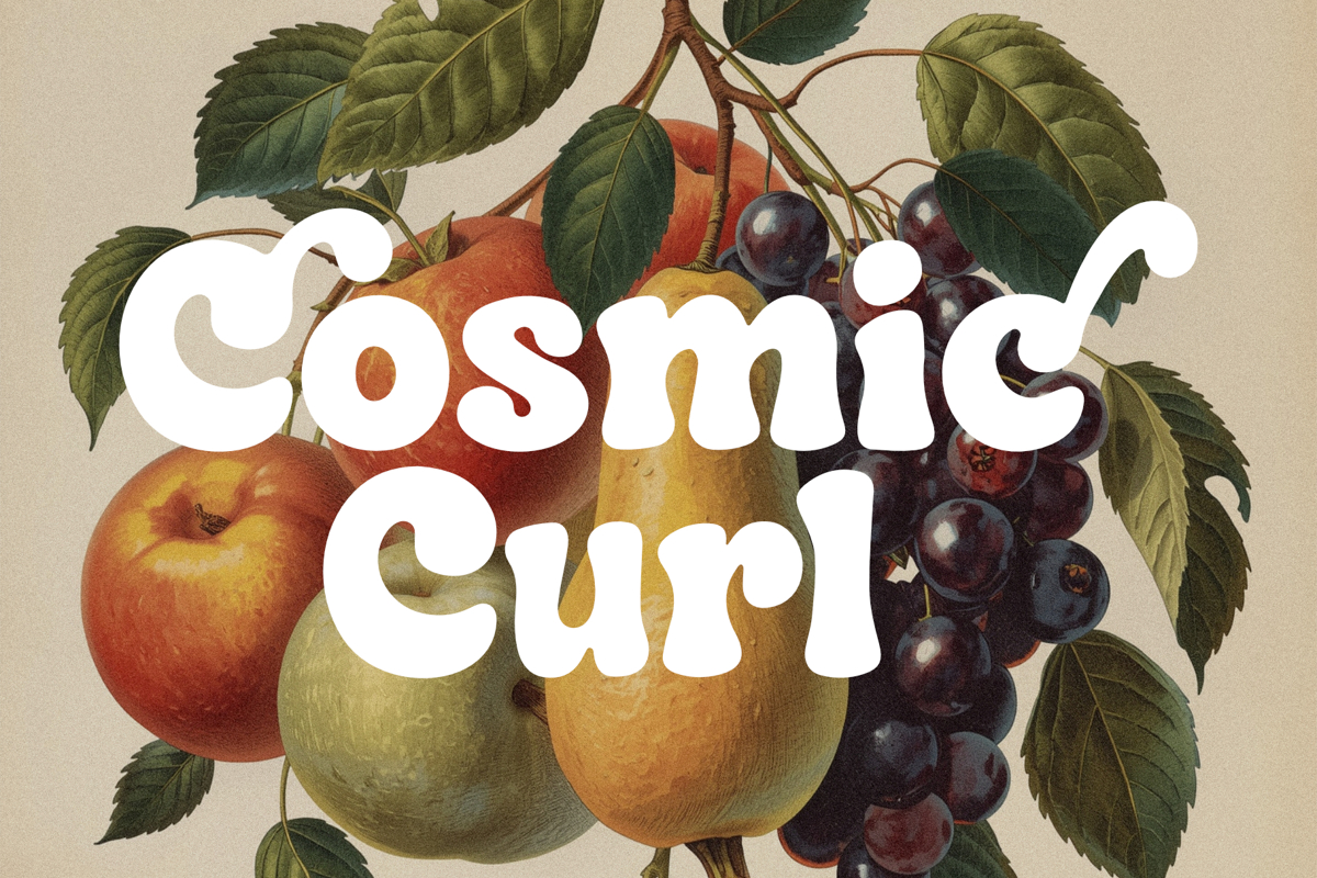Cosmic Curl Font - Free Download