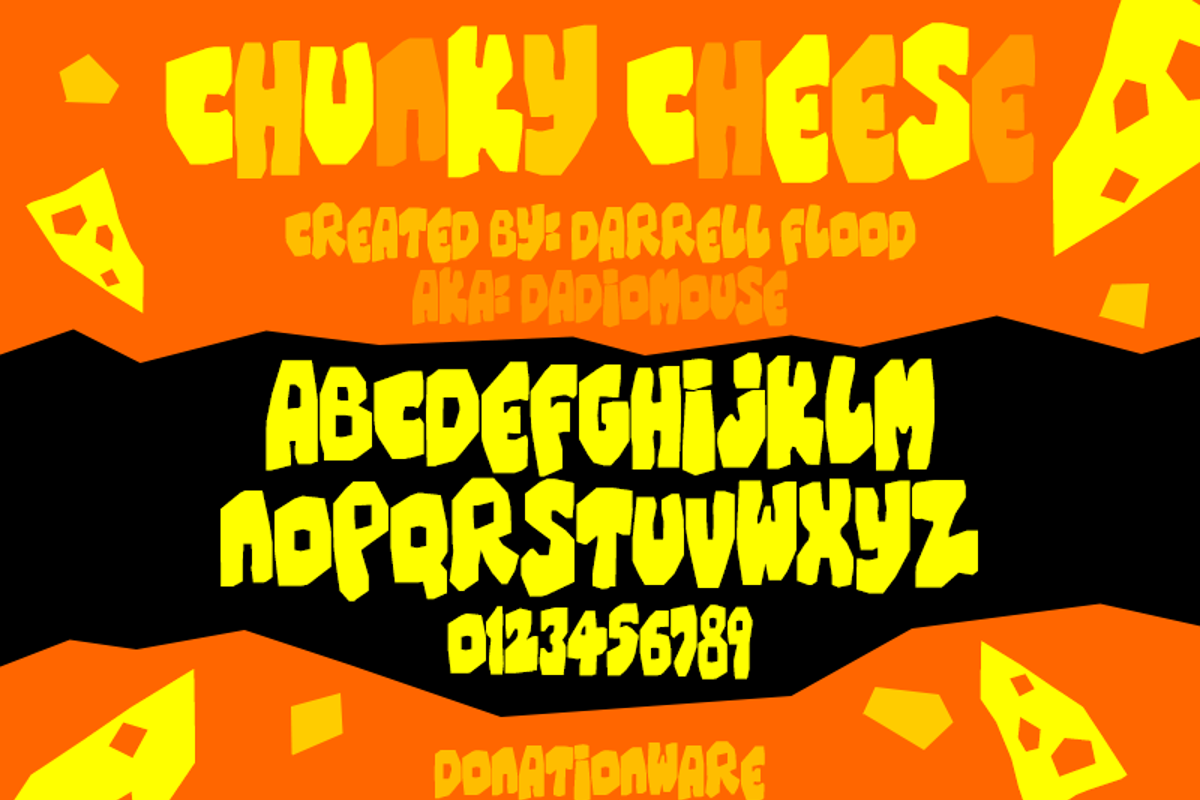 Chunky Cheese Font - Free Download