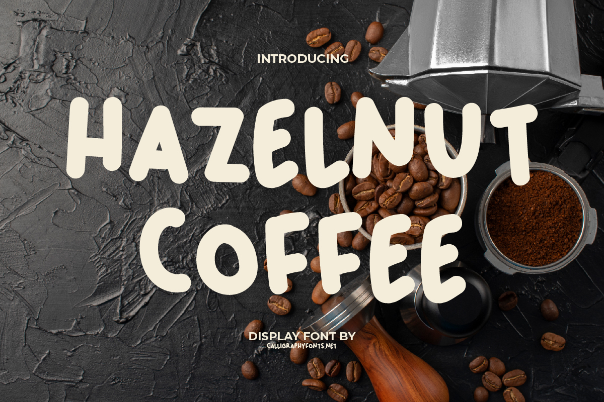 Hazelnut Coffee Font - Free Download