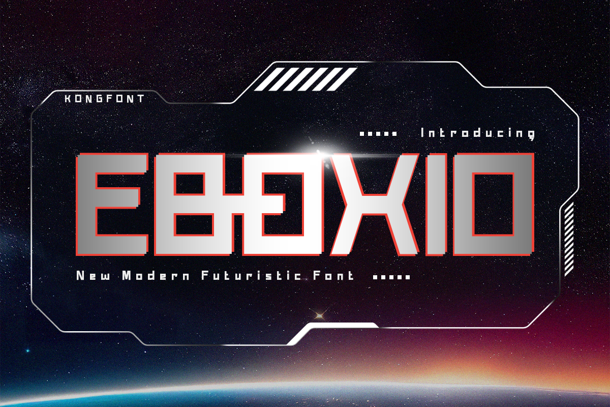 Eboxio Font | Fontkong | FontSpace