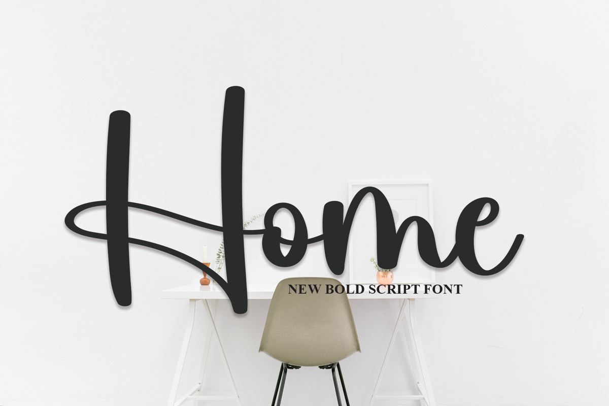 Home Font | scratchones_creative | FontSpace