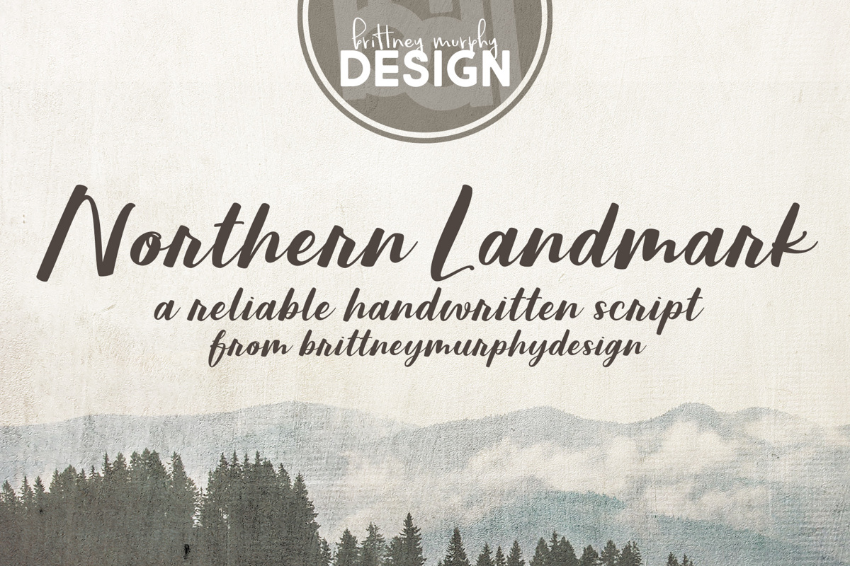 Northern Landmark Font | Brittney Murphy Design | FontSpace