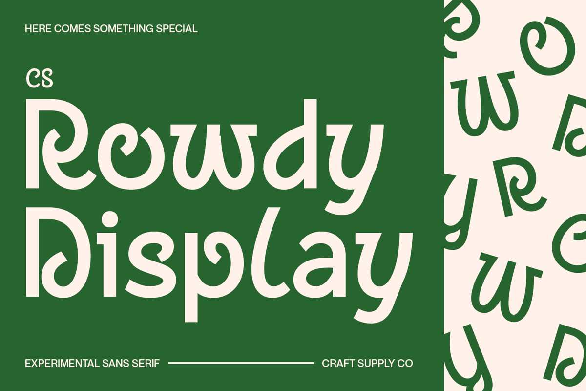 CS Rowdy Font - Free Download