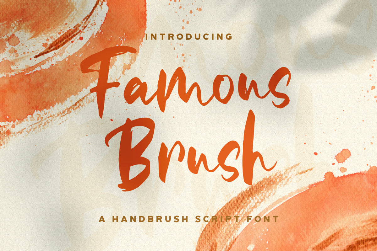 Famous Brush Font | StringLabs | FontSpace