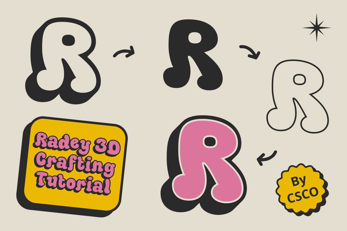 Radey 3D Font - Free Download