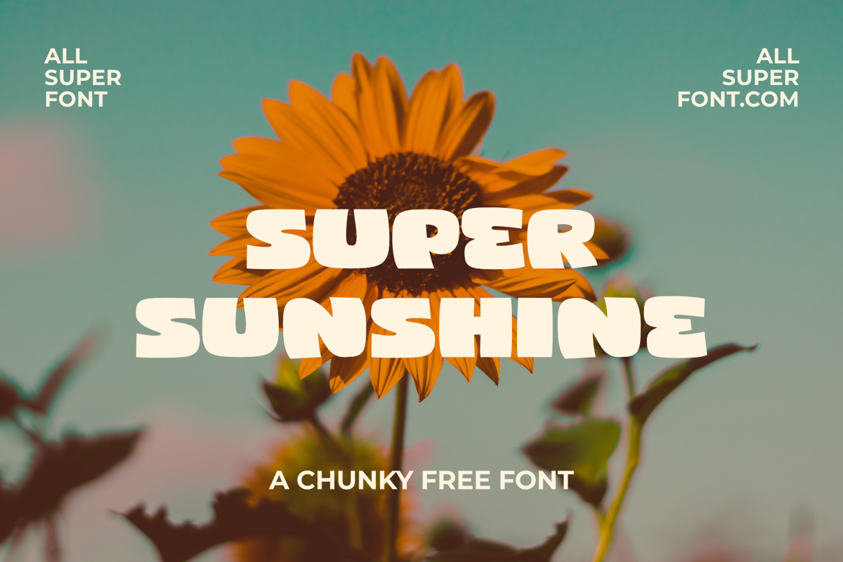 Super Sunshine Font - Free Download