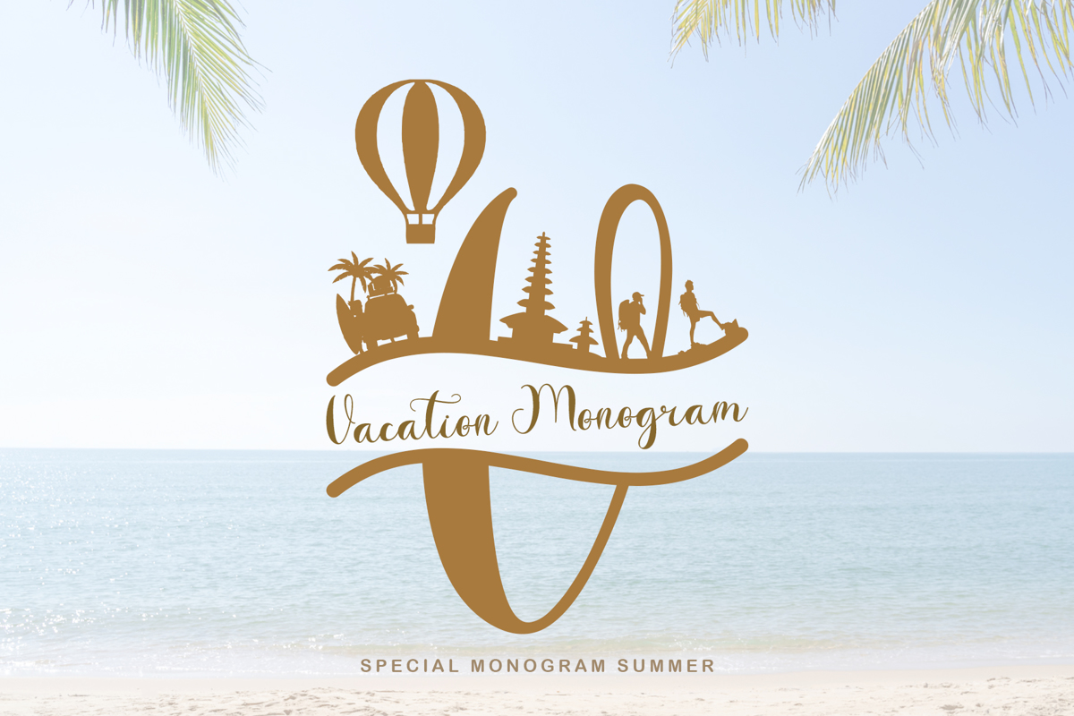Vacation Monogram Font - Free Download