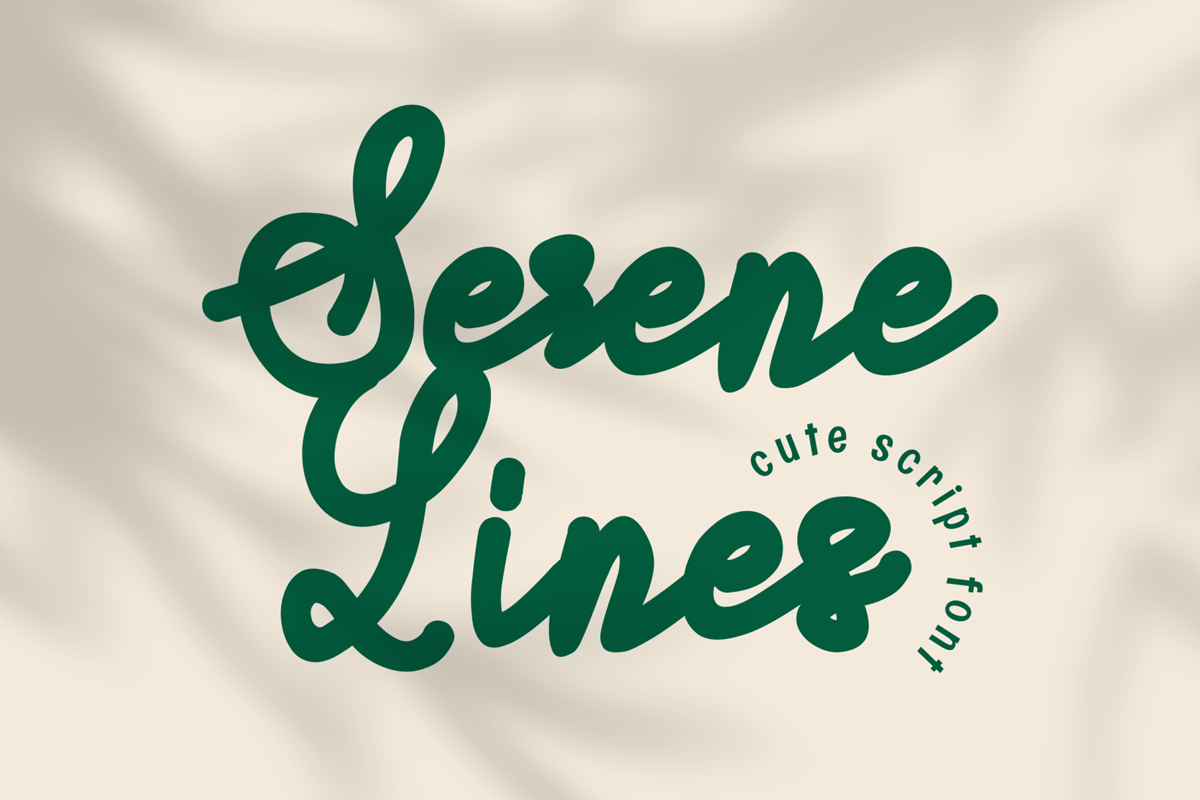 Serene Lines Font - Free Download