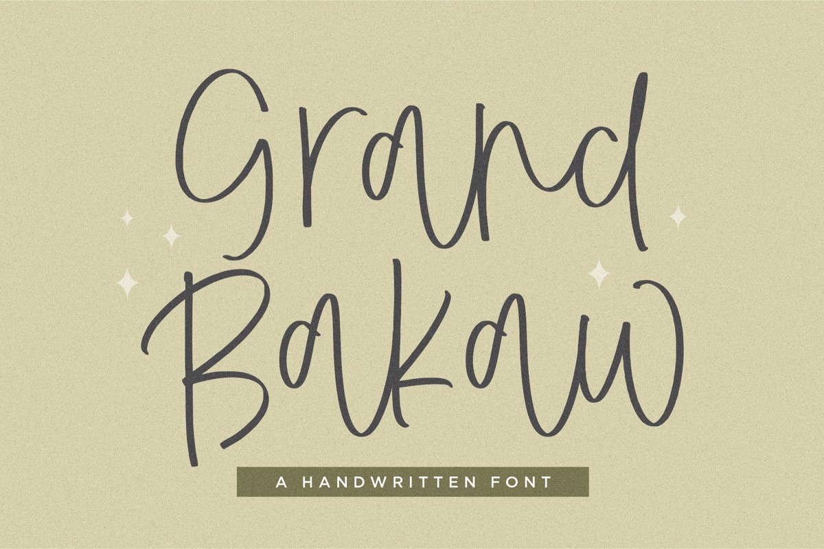 Grand Bakaw Font - Free Download