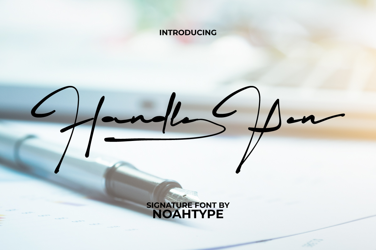 Handle Pen Font | noahtype | FontSpace