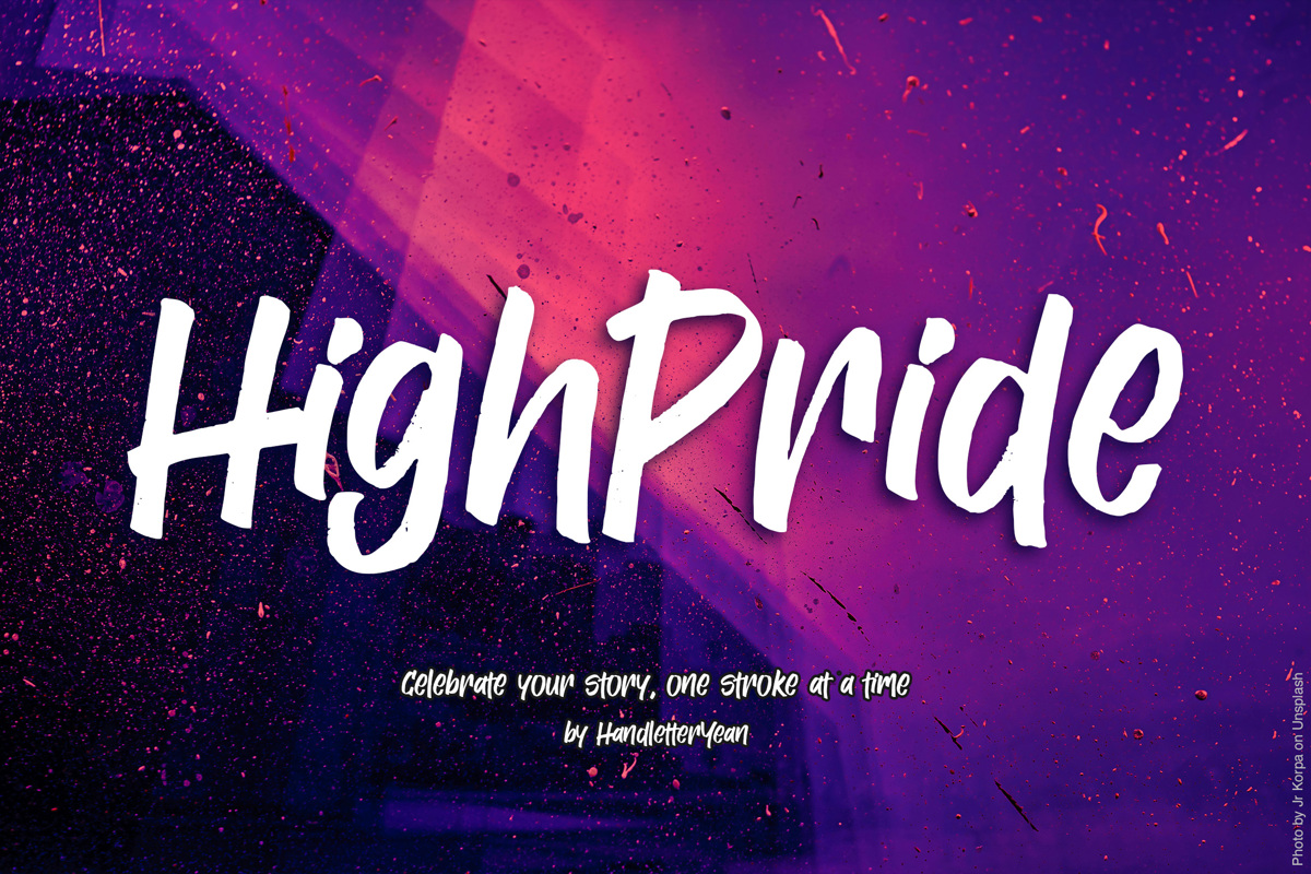 High Pride Font - Free Download