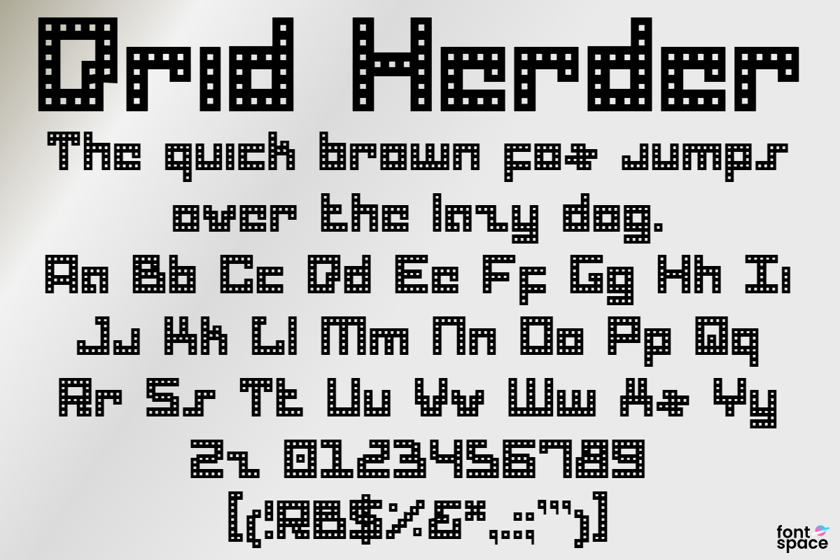 Drid Herder Font | Iconian Fonts | FontSpace