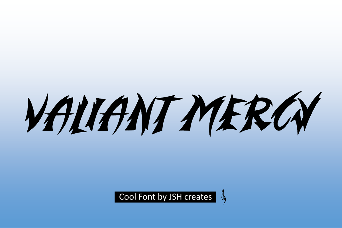 Valiant Mercy Font | Jonathan S. Harris | FontSpace