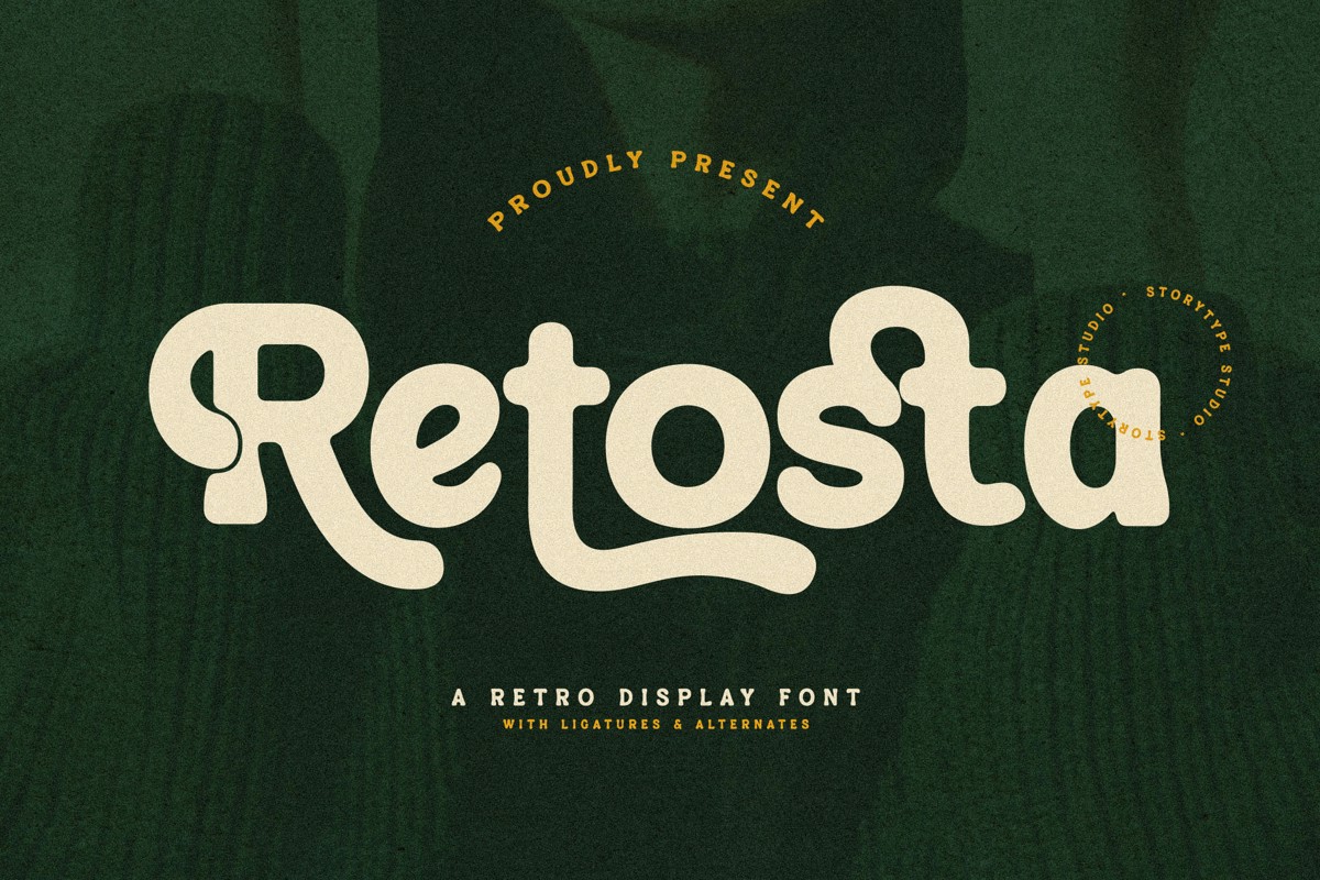 Retosta Font | Storytype Studio | FontSpace