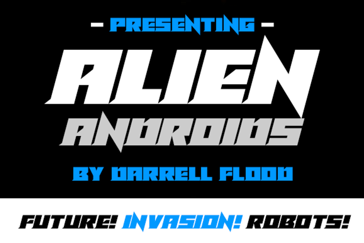 Alien Androids Font - Free Download
