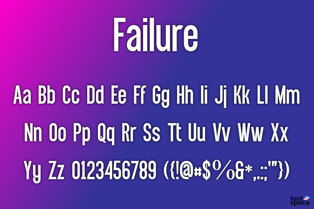 BB Failure Font - Free Download