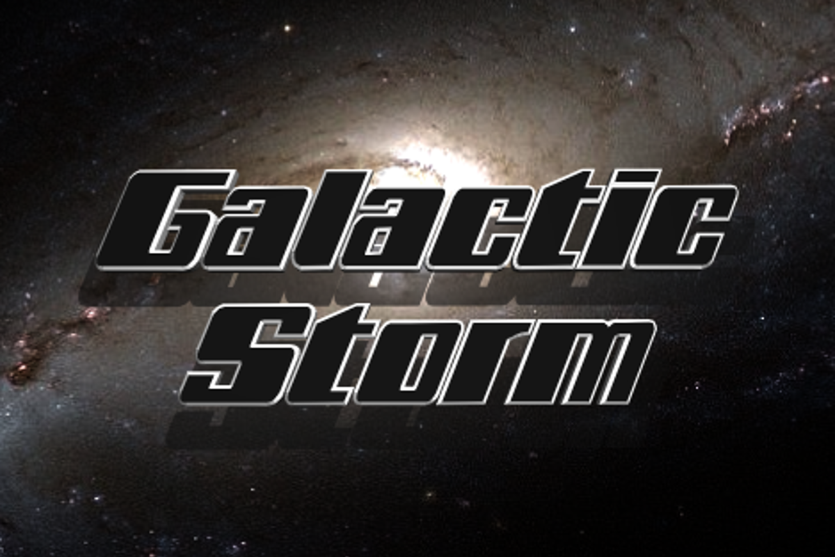 Galactic Storm Font | Iconian Fonts | FontSpace